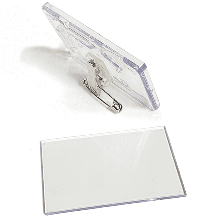 Classic Business Badge Pack 100 45x70mm - The Magic Touch