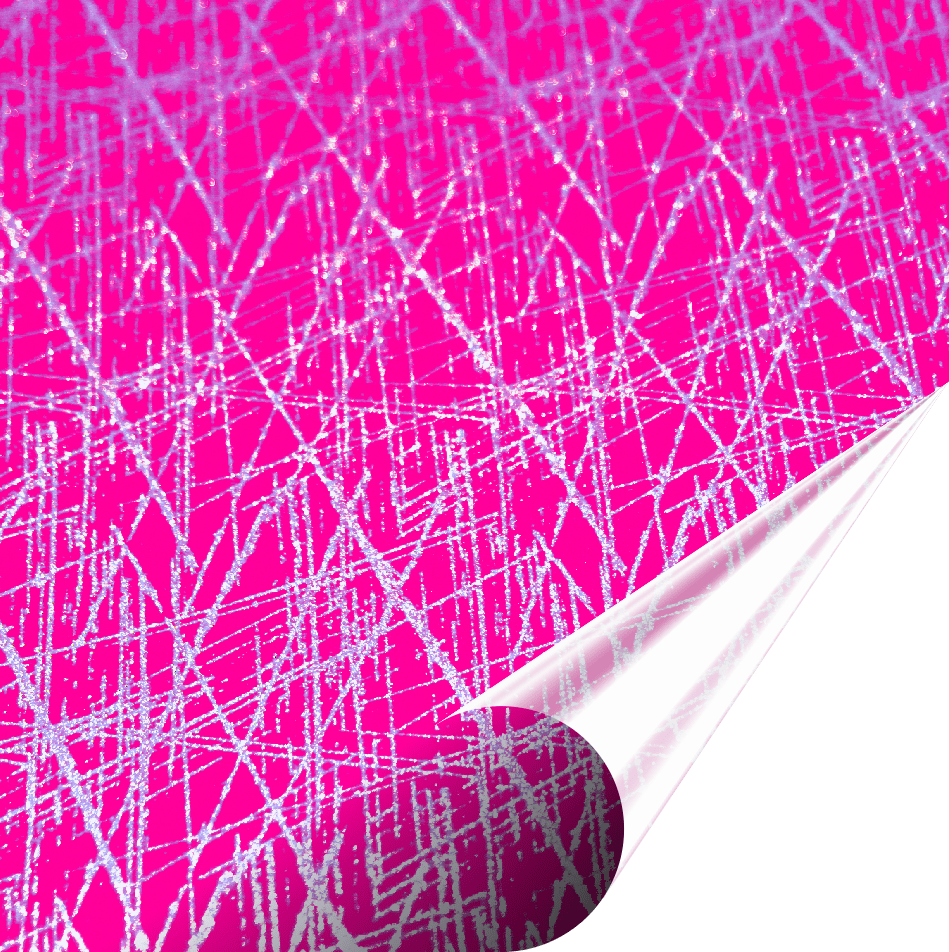 Reflectra Stitchfoil Scratch Pink & Silver (320x480mm) - The Magic Touch