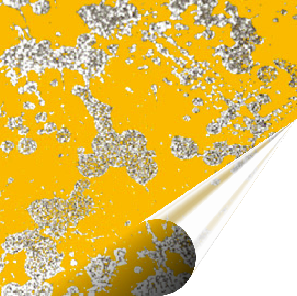 Reflectra Stitchfoil Stone Yellow & Silver (320x480mm) - The Magic Touch