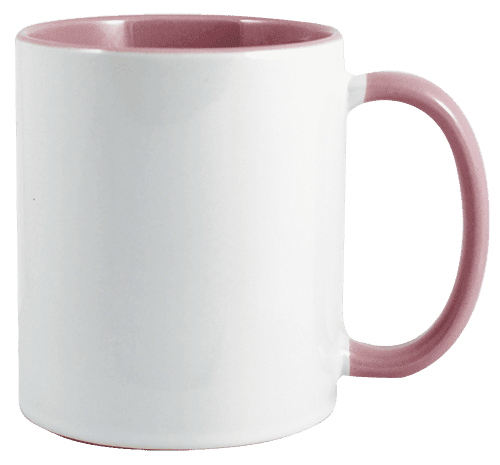 Sublimation Mug Two Tone Pink Handle & Inner Case 36 - The Magic Touch