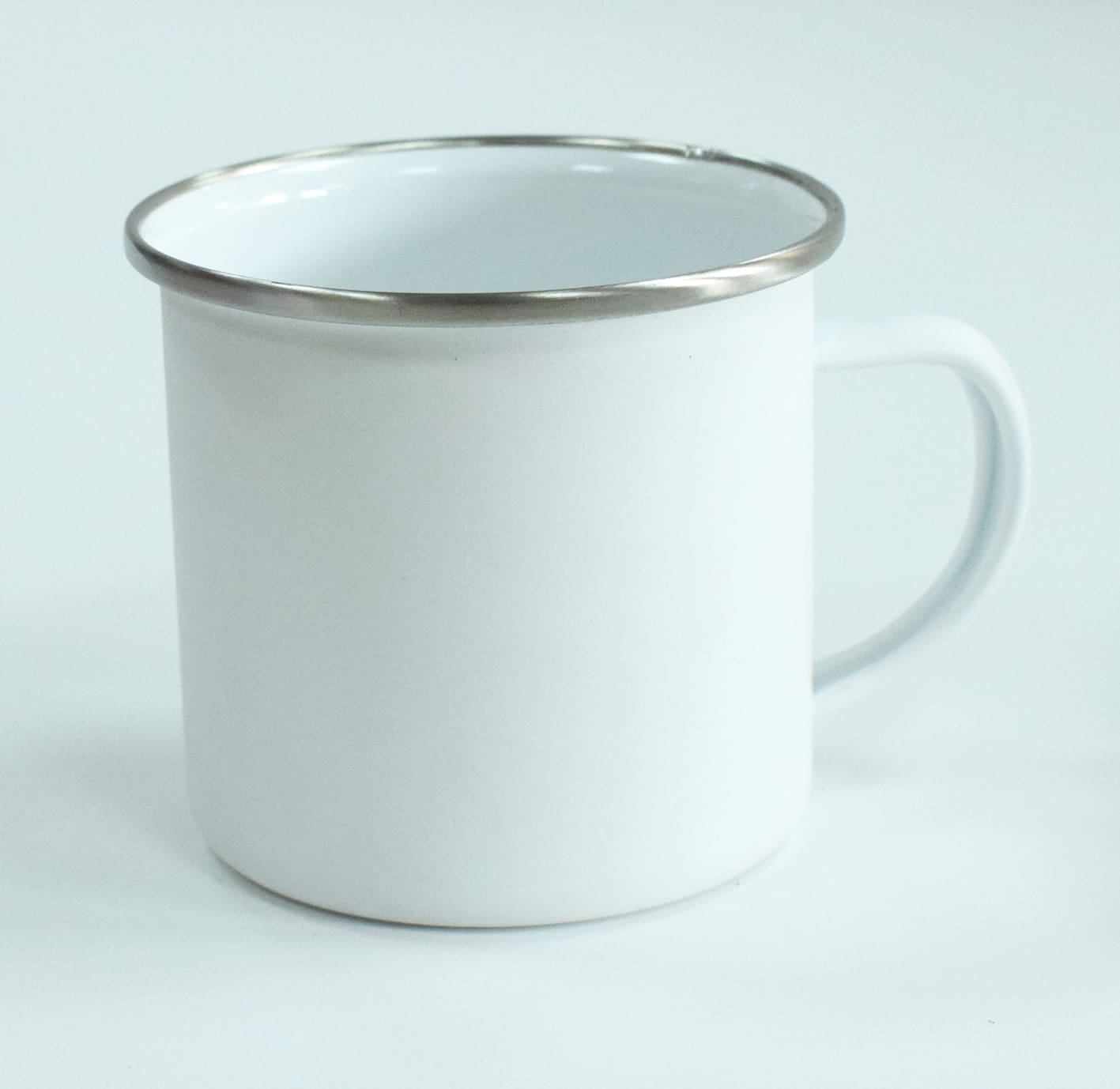 11oz White Satin Enamel Mug Case of 36 (Toner Only) - The Magic Touch
