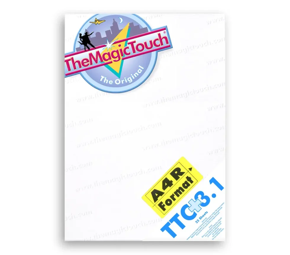 TTC 3.1 Plus Transfer Paper A4R Micro Box of 25 sheets - TheMagicTouch