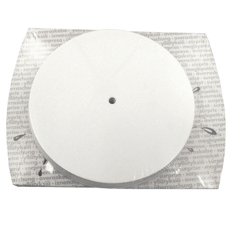 Round Linen Clock Discs (250mm Dia) inc Gift Box - Pack of 6 - The ...