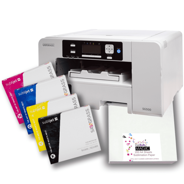 Sawgrass SG500 Printer A4 Including Ink & Paper - The Magic Touch ...