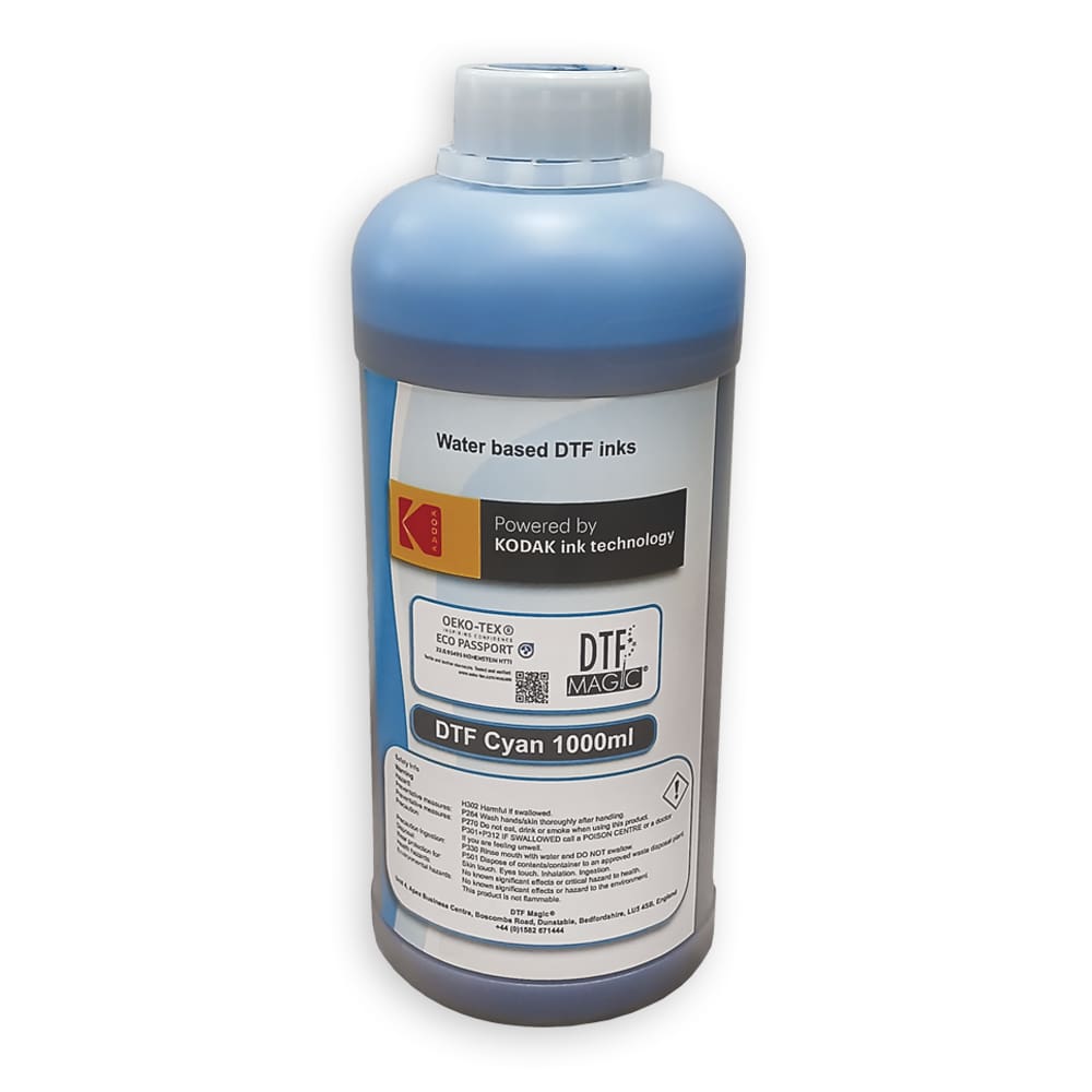 Kodak DTF Inks - DTF Kodak Cyan Ink 1L - TheMagicTouch