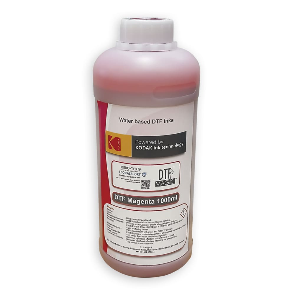 Direct To Film Ink - DTF Kodak Magenta Ink 1L - TheMagicTouch