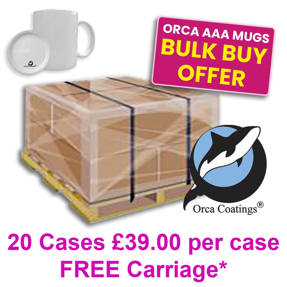 Orca Coated Sublimation Mugs - The Magic Touch