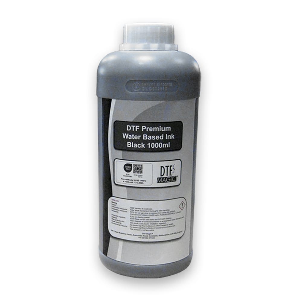 DTF Supplies Premium Inks - Premium Ink Black - 1 Litre Bottle