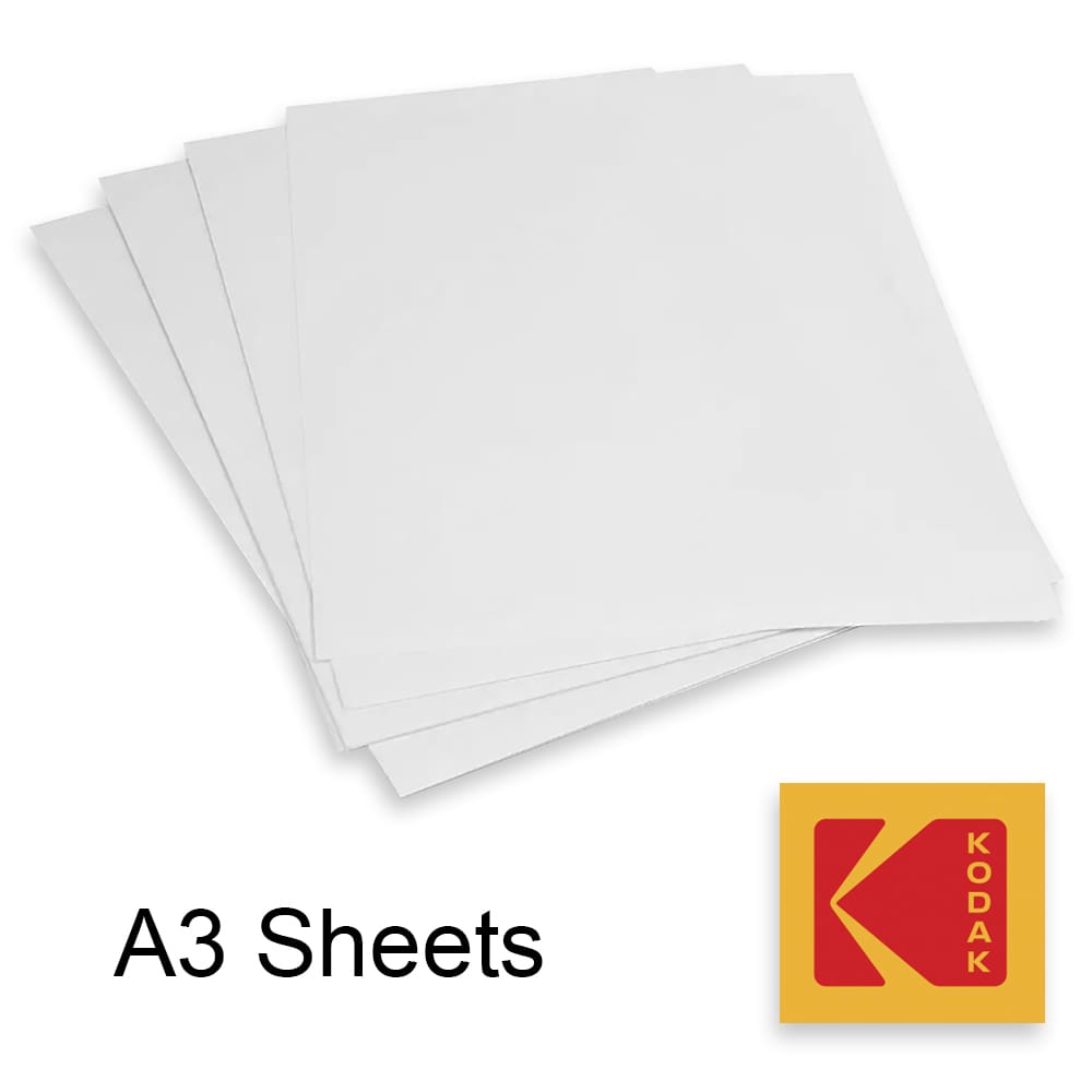 A3 Sheets DTF Transfers - DTF Kodak A3 Sheet - Box of 100 - TheMagicTouch